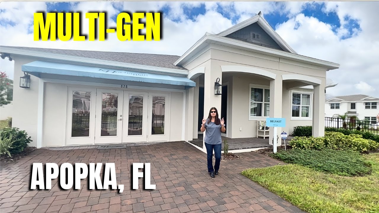 Next Gen IN LAW SUITE Model Home For Sale in Apopka Florida - YouTube