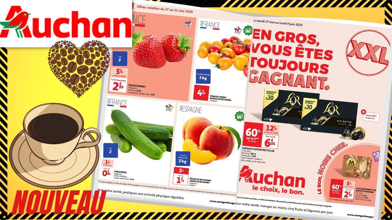 catalogue AUCHAN du 27 mai au 9 juin 2025 ⚠️ Arrivage - FRANCE - YouTube