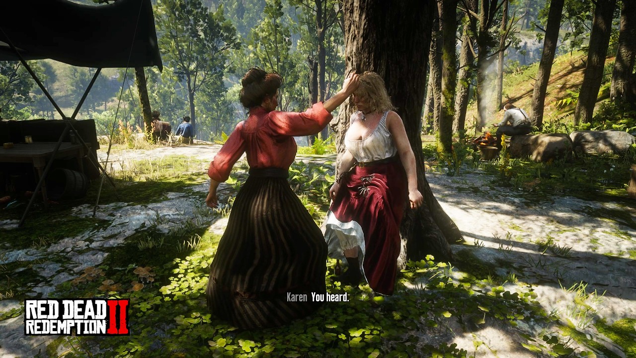 Susan Grimshaw Slaps Drunk Karen | RDR2 - YouTube