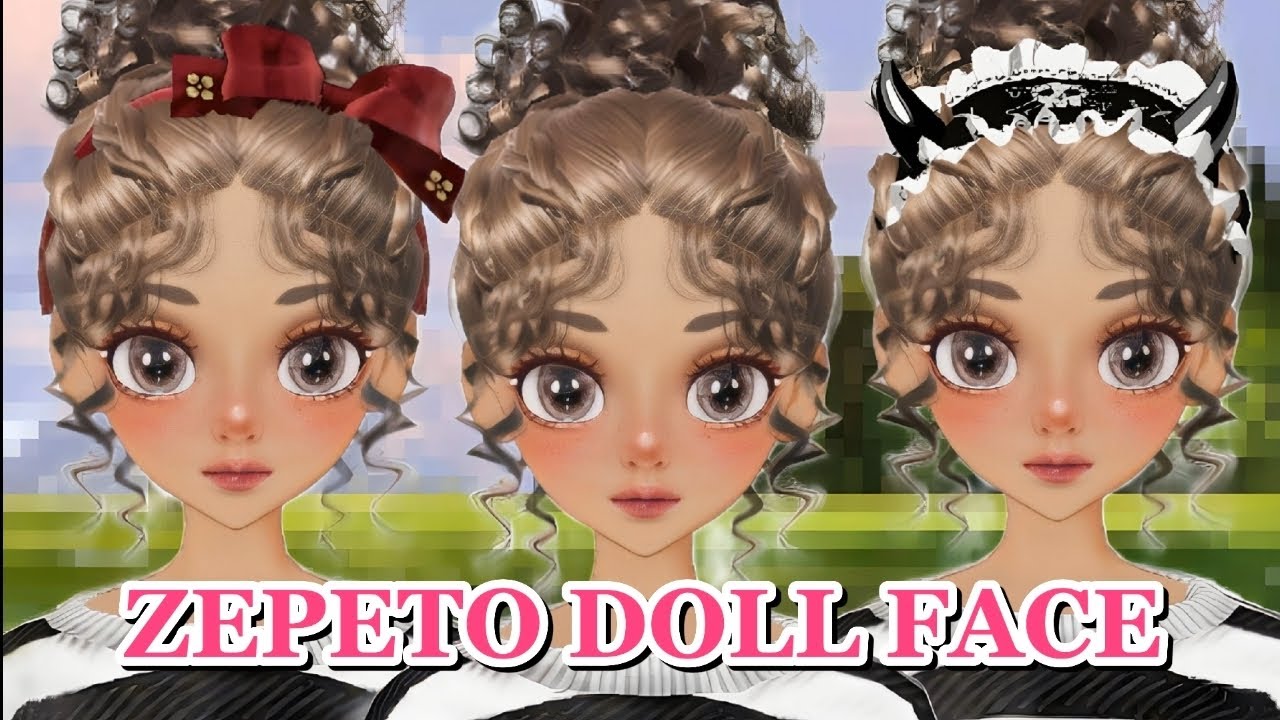 Zepeto Doll Face 01 🦩(Zepeto Face Tutorial Anime) - YouTube