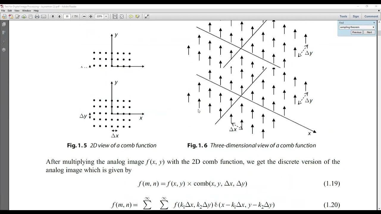 2D sampling theorem - YouTube