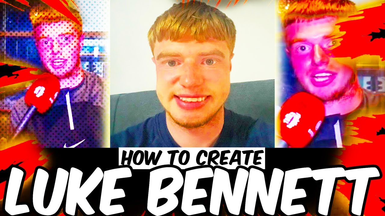 Luke Bennett EA Sports FC 24 | VIRTUAL PRO LOOKALIKE TUTORIAL - YouTube