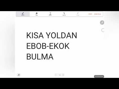 Kısa Yoldan EBOB-EKOK Bulma - YouTube