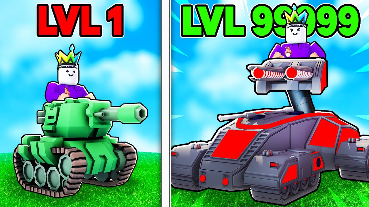 I Upgraded My TANK Into BIG Cannon TANK in Roblox - YouTube