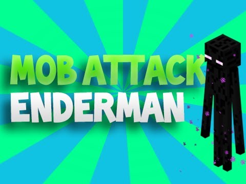 Minecraft Mob Attack! - The Enderman - YouTube