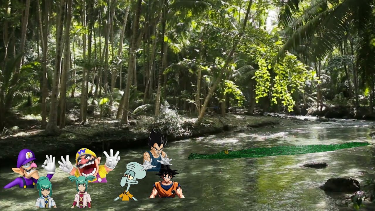 Wario & Friends Dies By Purussuchus While Having Fun In The Jungle ...
