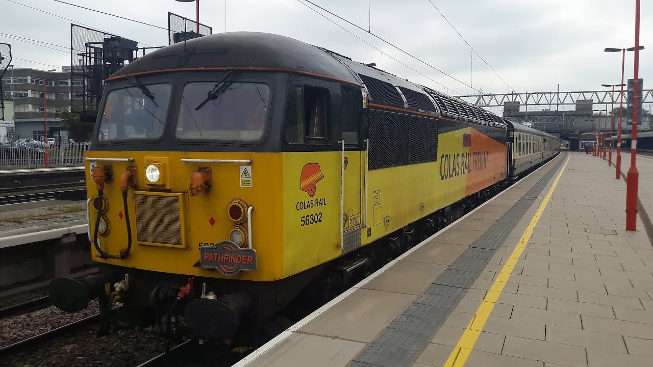 Colas Rail class 56302 & 66177 T'n'T on "The Peak District Explorer ...
