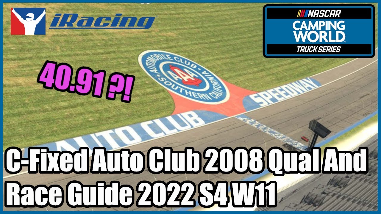 *Wall Ripping* Iracing Trucks Auto Club Guide to Qualifying and Race ...