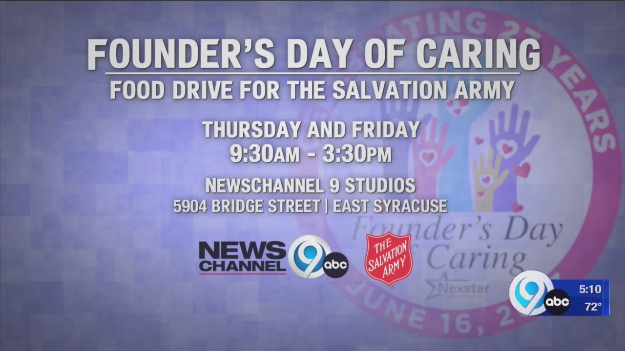 NewsChannel 9 Founder's Day of Caring Thursday and Friday - YouTube