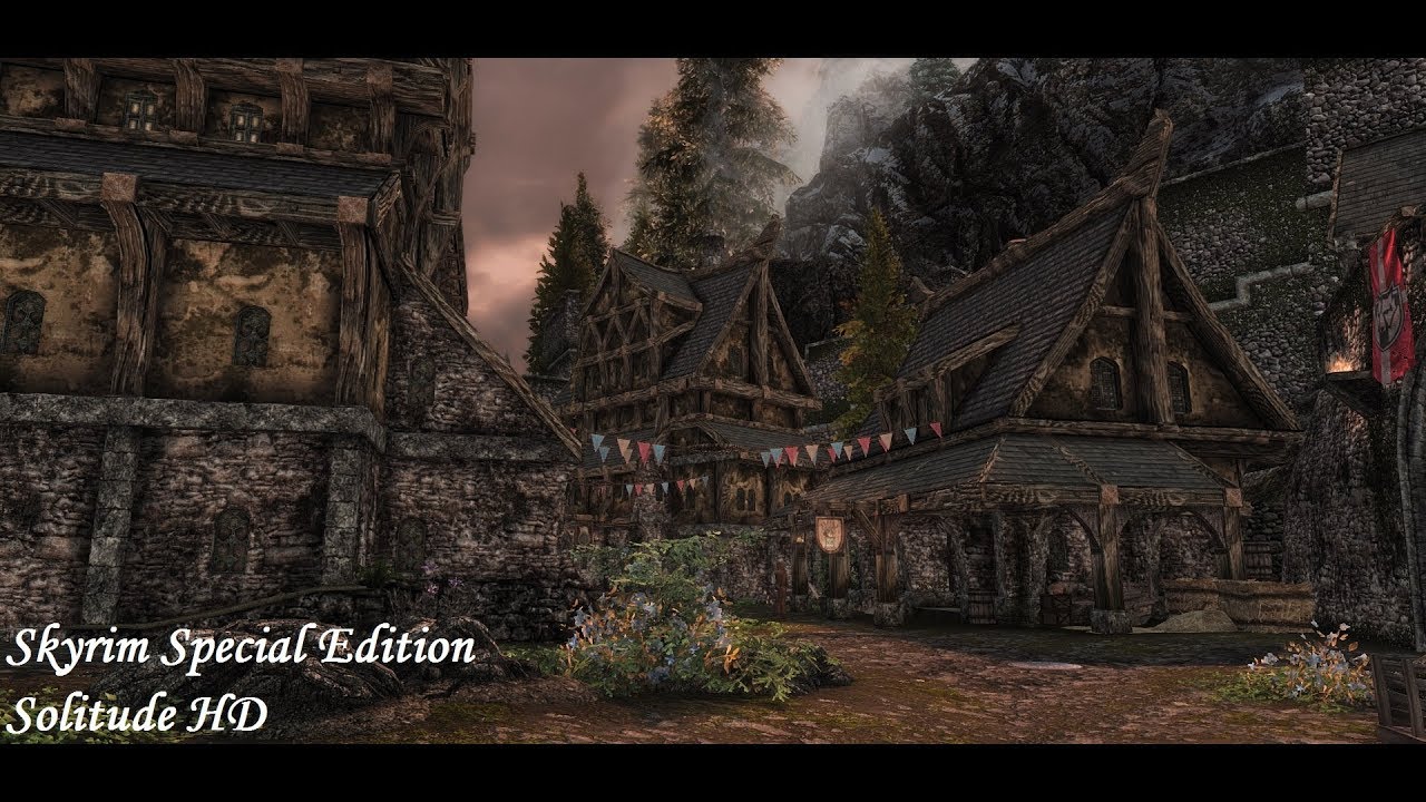 Skyrim SE - Texture Mod: Solitude HD - YouTube