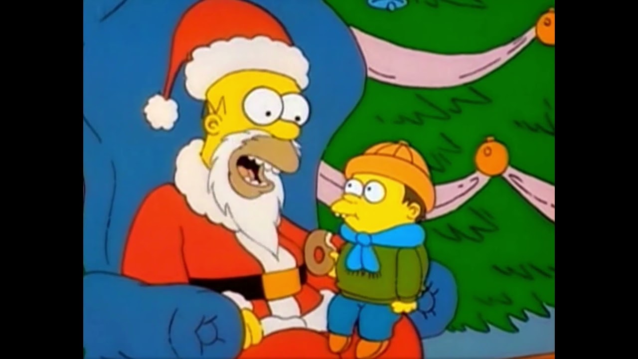 I Simpson - Homer Babbo Natale - YouTube