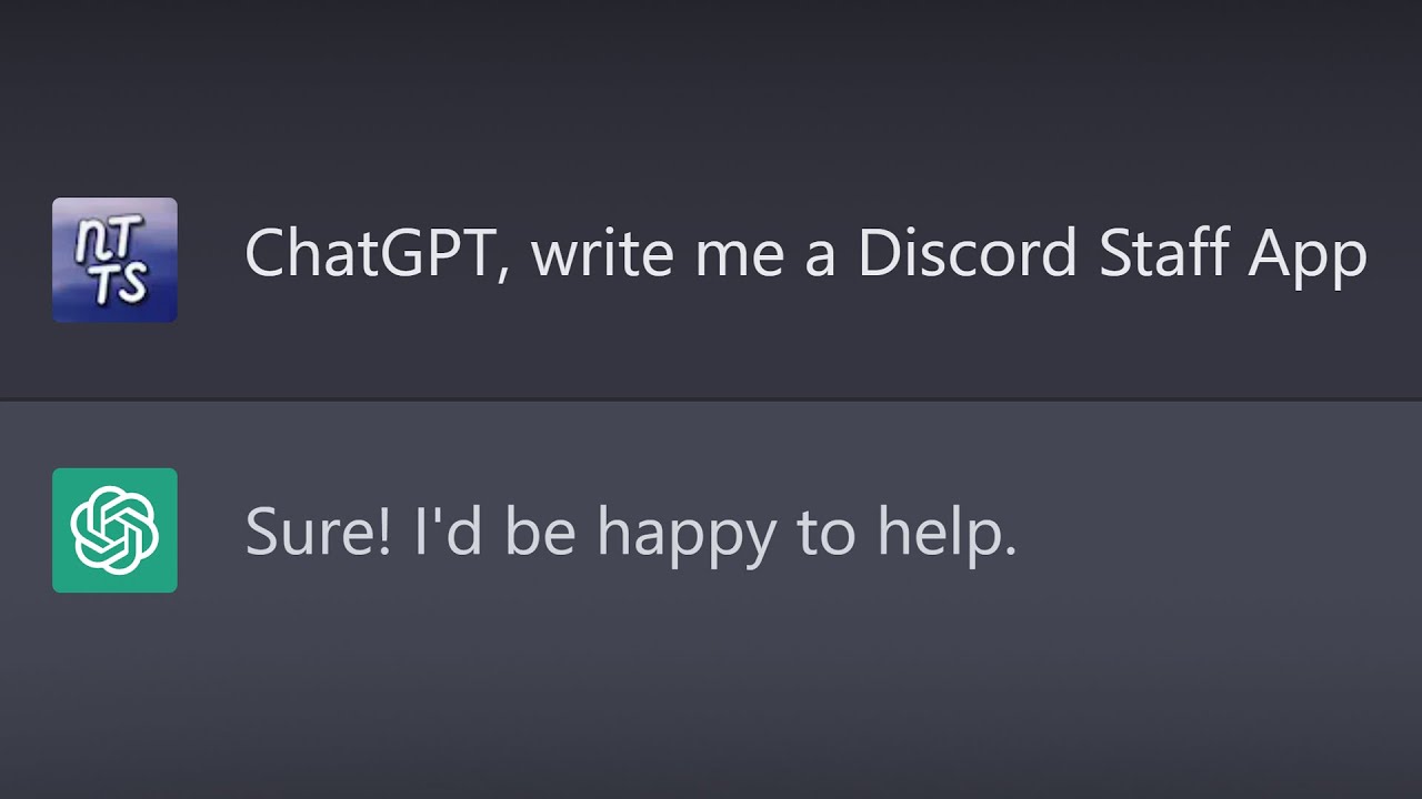 Using AI to Cheat on Discord Staff Apps - YouTube
