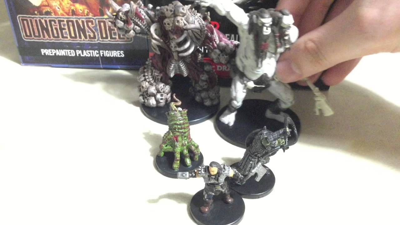 Pathfinder Dungeons Deep Minis Unboxing - YouTube