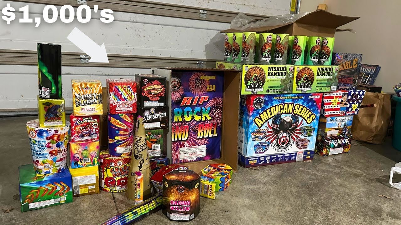 2024 FIREWORK STASH!! - YouTube