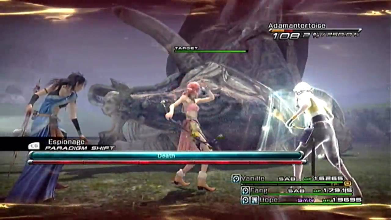 Easiest way to kill Adamantortoise (FFXIII Gran Pulse) - YouTube