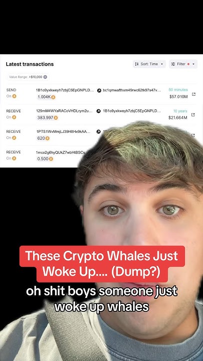 These Crypto Whales Just Woke Up… (DUMP📉) - YouTube