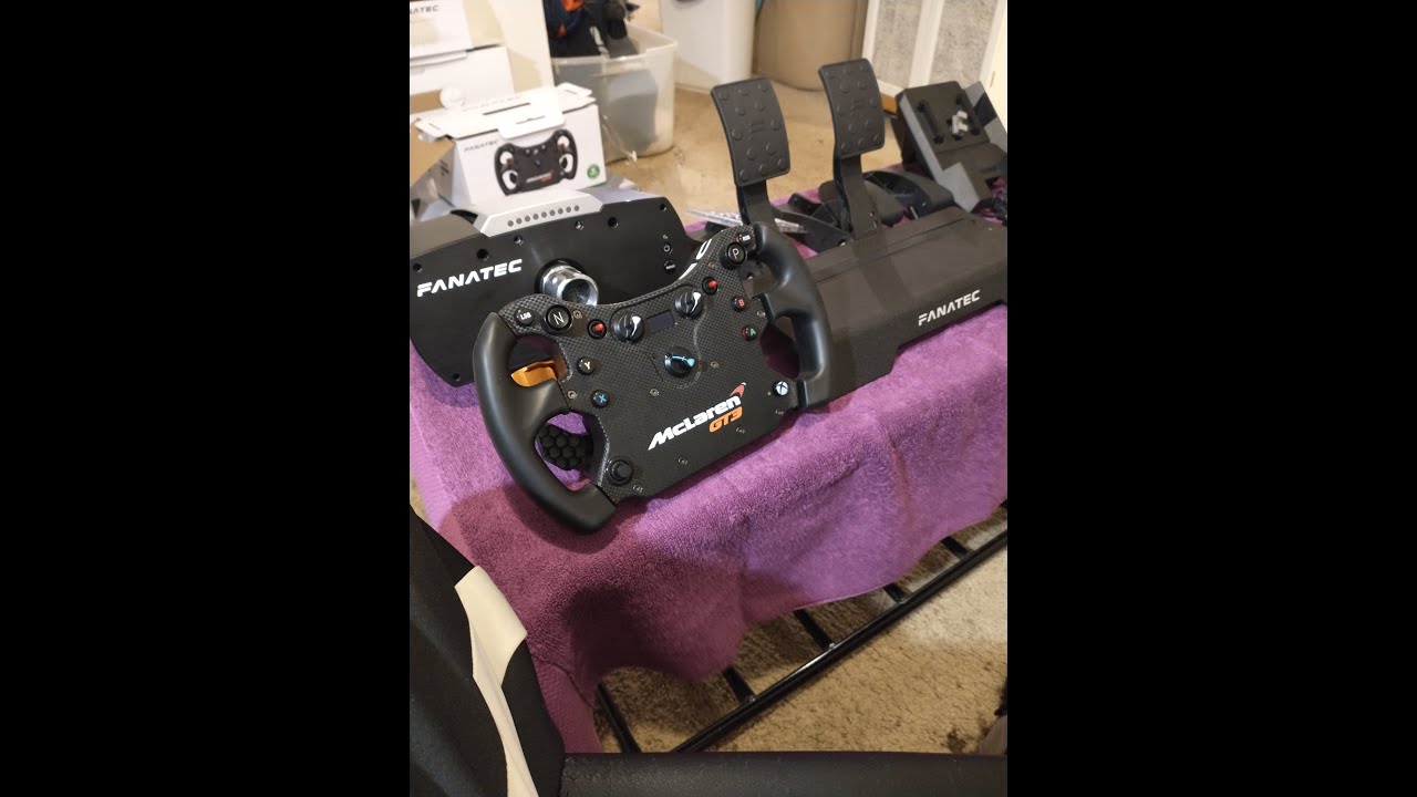 Live testing Fanatec CSL Elite wheel base and set-up , initial thoughts ...