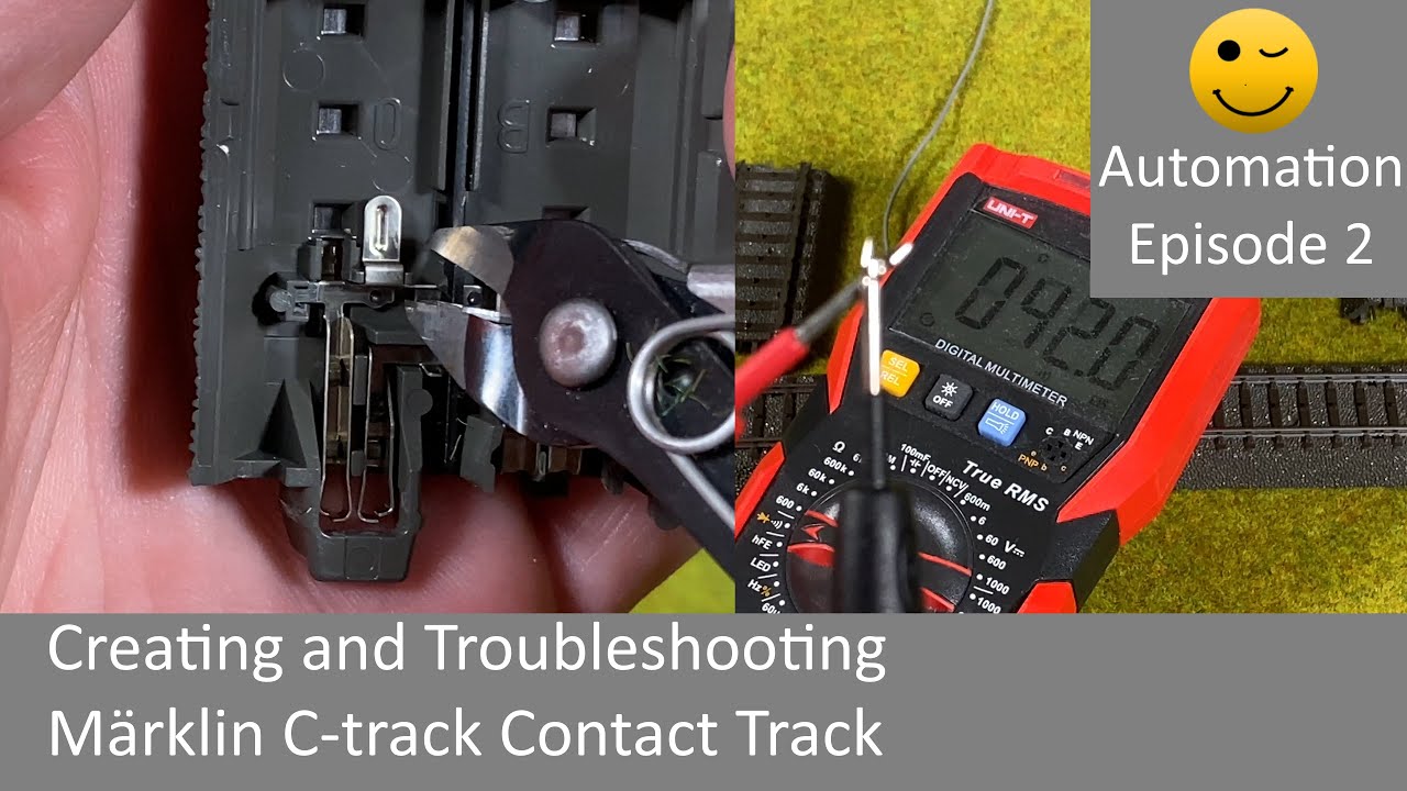 Creating and Troubleshooting Märklin C-track Contact Track (Automation ...