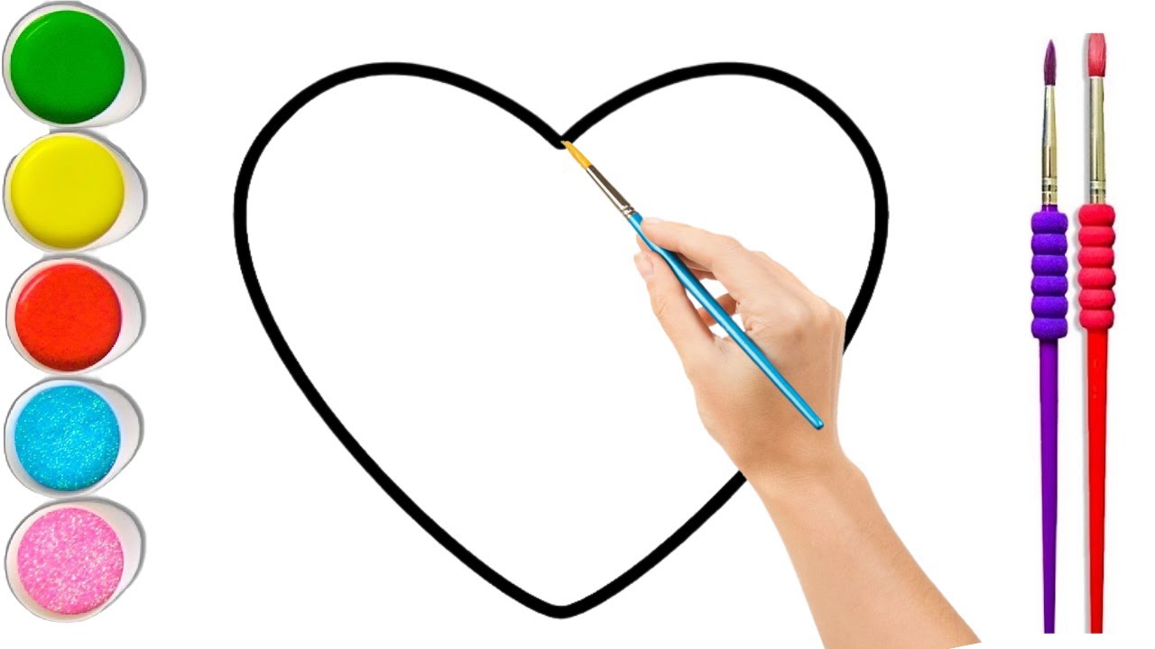 💚How to Draw a Heart || Easy Step by Step - YouTube