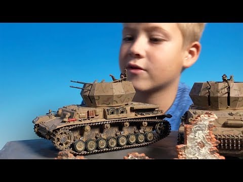 TANK videos for KIDs 21st century toys FORCES of VALOR Panzer IV ...