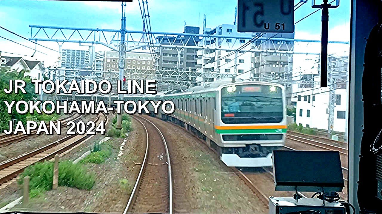 JR TOKAIDO LINE YOKOHAMA-TOKYO JAPAN 2024 BGM: Tangerine Dream "What ...