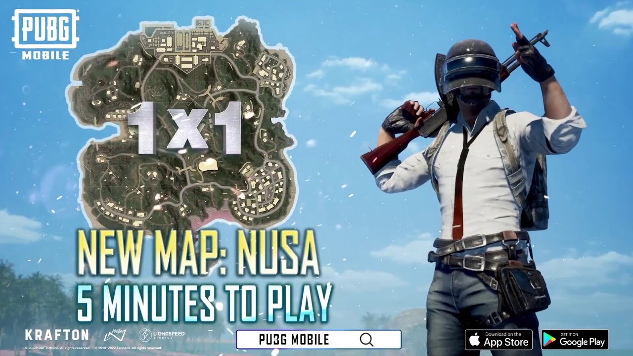 NUSA Map Teaser Is Here || 1X1 Map Coming In PubgM - YouTube