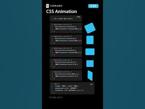 CSS Transform #css #tutorjoes #tamil #css3 - YouTube
