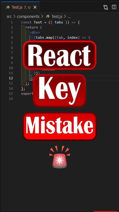 Don’t Use Index as Key in React! Here’s Why… 🚨💥 #shorts #how #programming #react - YouTube