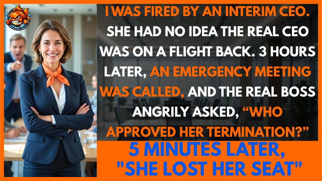 The Interim CEO Fired Me. When The Official CEO Returned, His Career ...