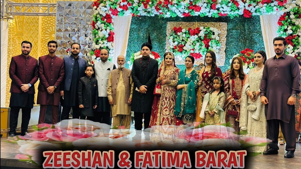 Zeeshan & Fatima Barat☺️ Wedding ceremony☺️ Pakistan wedding😍 - YouTube