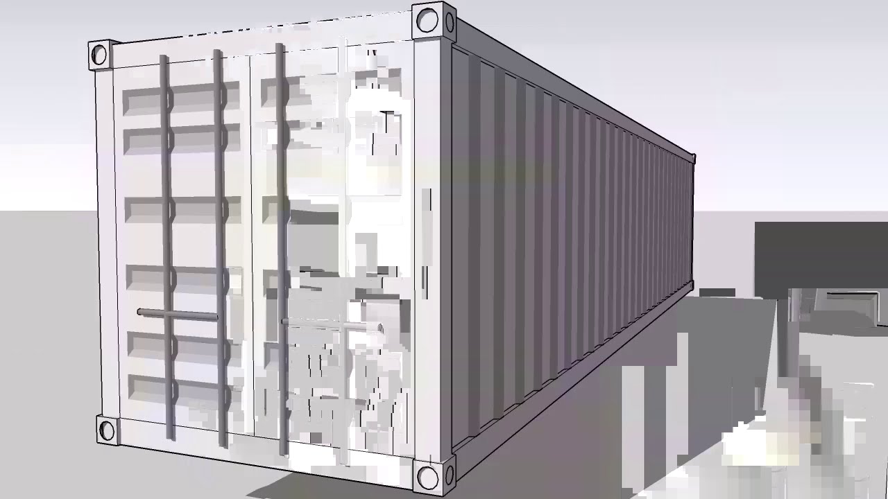 CONTENEDOR DE 40 FT ESTANDAR / ONE SOURCE CARGO - YouTube