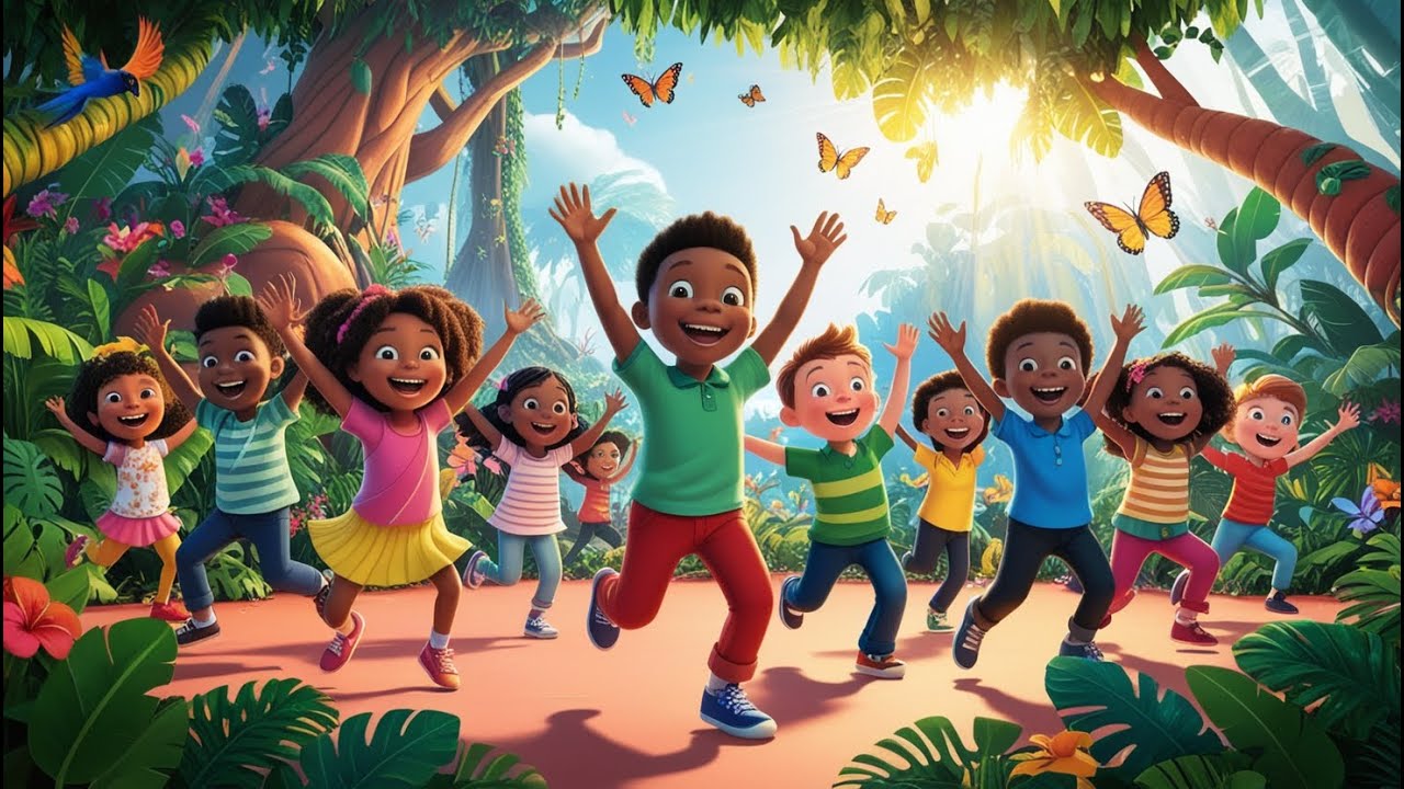 "Dancing in the Rainforest" is a lively, rhythm-filled kids' song that ...