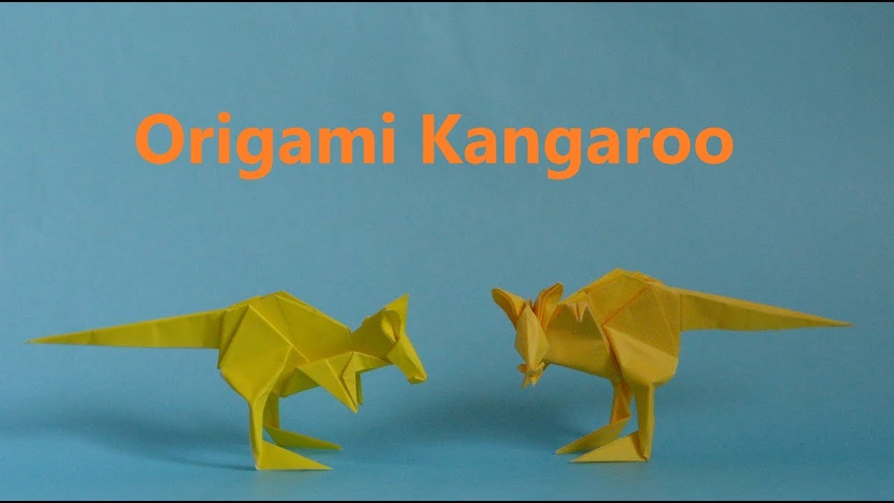 Easy Origami Kangaroo Instructions