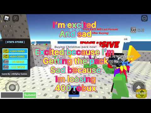 Buying Xmas pack in skywars!! 2021 Spring Angels