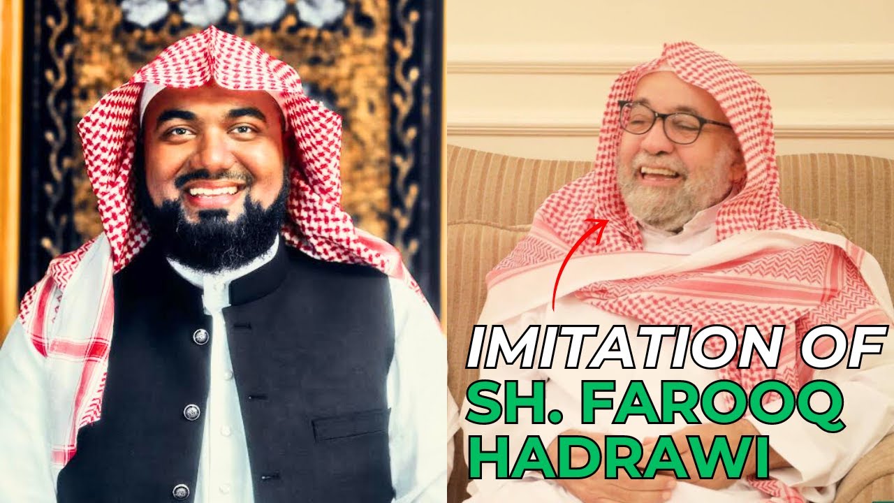 Imitation of Mu'athin Sh. Farooq Hadrawi by Sh. Majid Rahman - YouTube