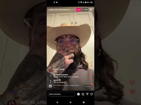 SCRIM from $uicideboy$ Instagram live LONELY BOY album preview + uncut ...