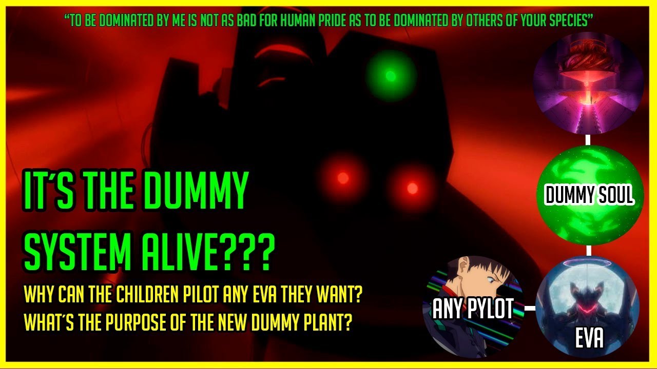 The eva 01 dummy system voice,the new Dummy plant and the cloned dummy ...