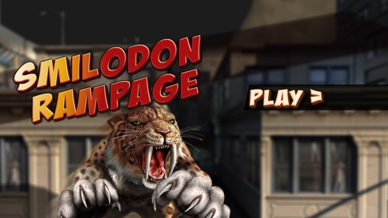 Smilodon Rampage : Android Tiger gameplay part-1 - YouTube