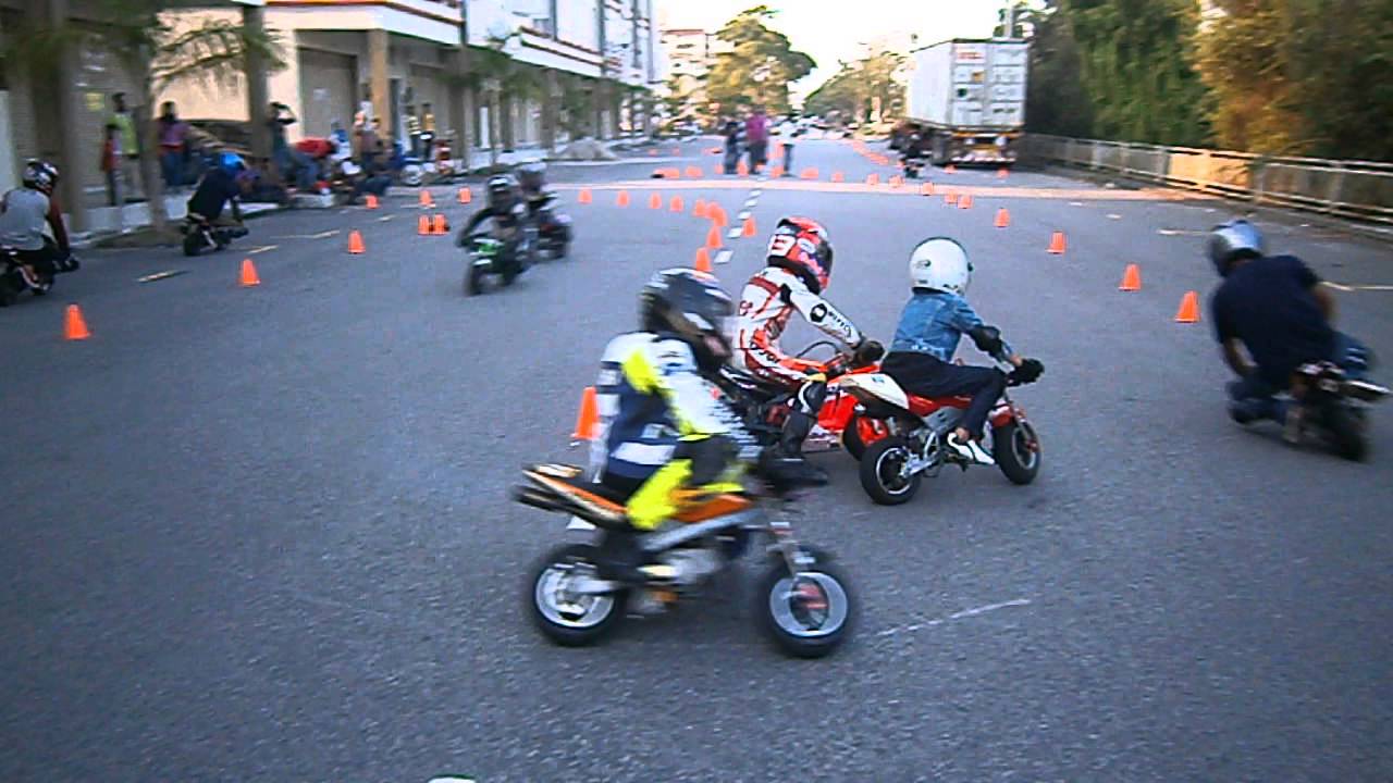 Chinese New Year Pocketbike Race 2016 - Warm Up Race - YouTube