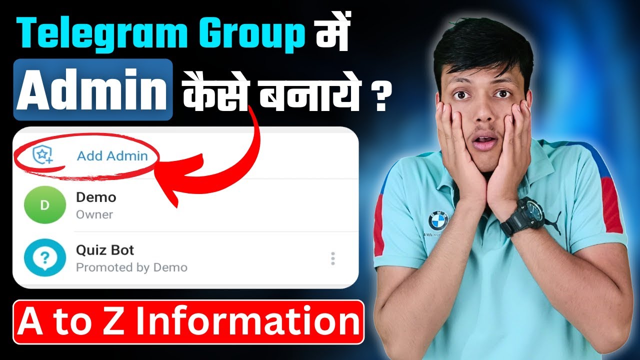 How to Add Admin in Telegram Group | Full information about permission ...