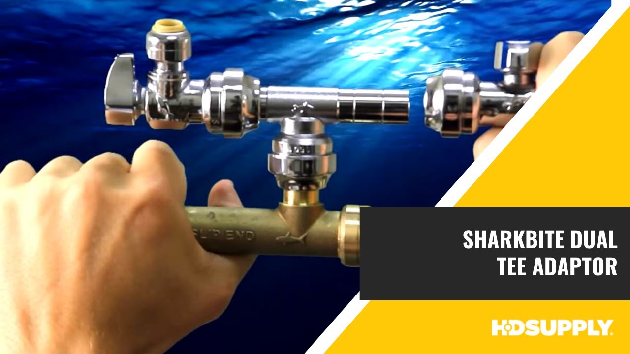 SharkBite Dual Tee Adaptor | HD Supply - YouTube