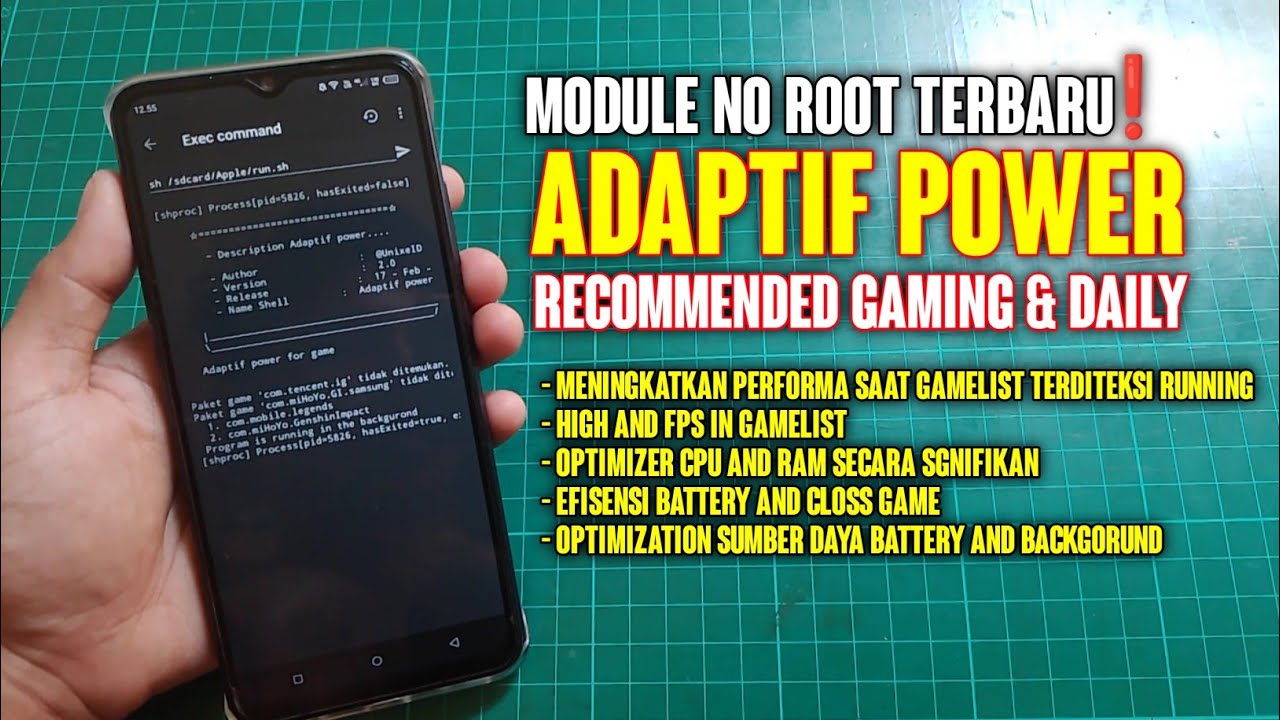 Module no root untuk daily dan gaming🔥 Module Adaptif Power v2.0 ...