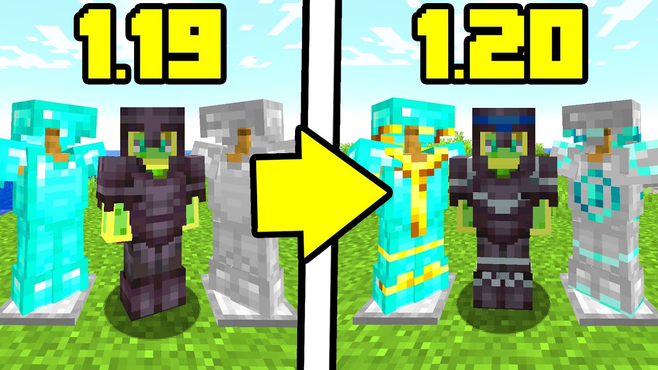 LE NUOVE ARMATURE CUSTOM DI MINECRAFT ITA 1.20! NUOVO SNAPSHOT! - YouTube
