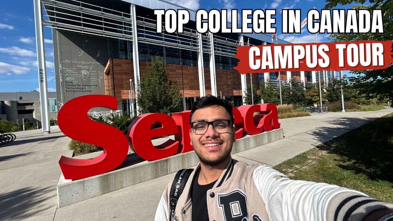 Seneca campus tour😍| First day in college | International student 🧑‍🎓 ...