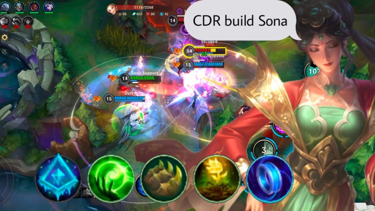 CDR Build Sona Support / Sona Gameplay S12 - YouTube