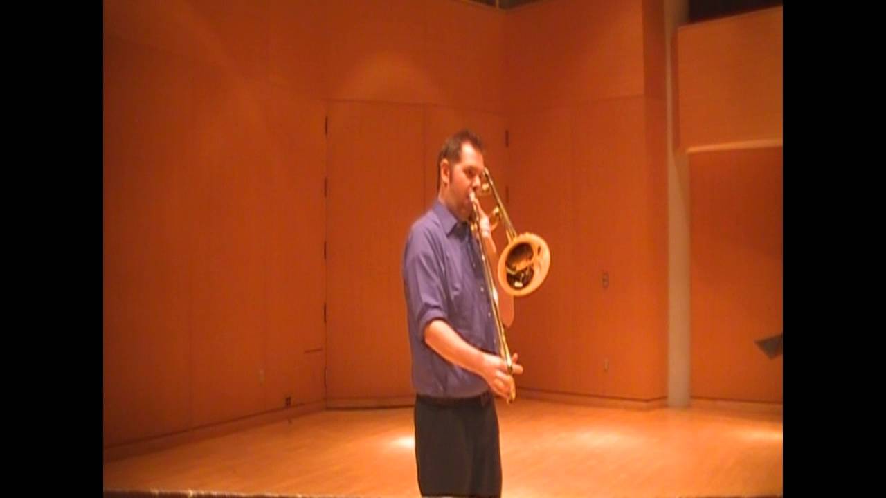 Steve Jessup Cape Symphony Principal Trombone Audition - YouTube