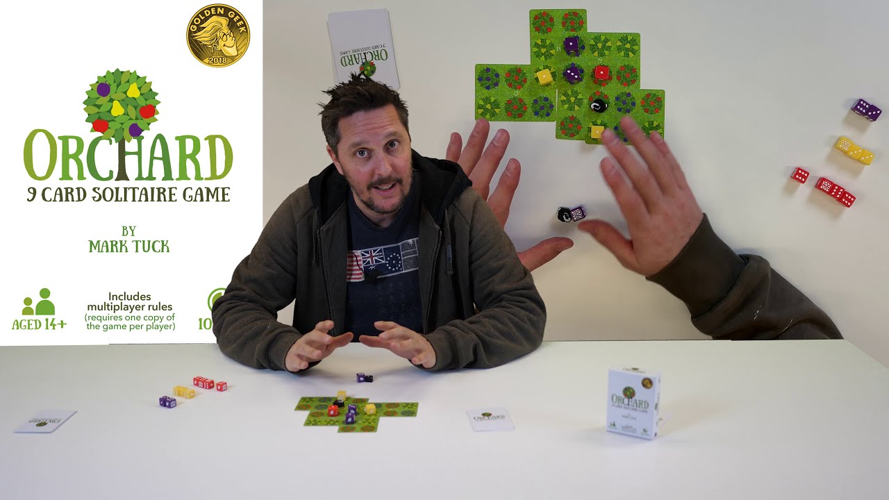 Orchard jeu de 9 cartes solitaire le tuto des règles - YouTube