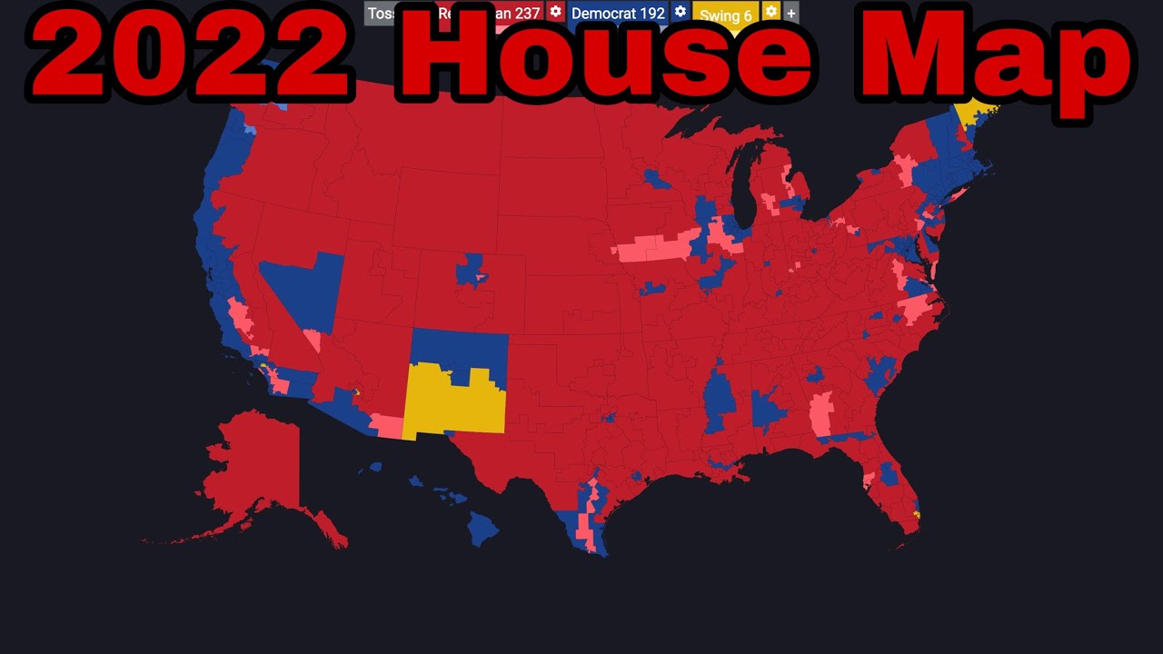 2022 House Map Prediction (June 2022) - YouTube