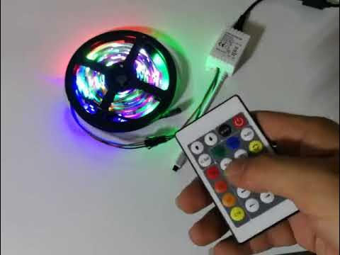 IR Remote Control LED Controller For Addressable LED Strip Lights ...