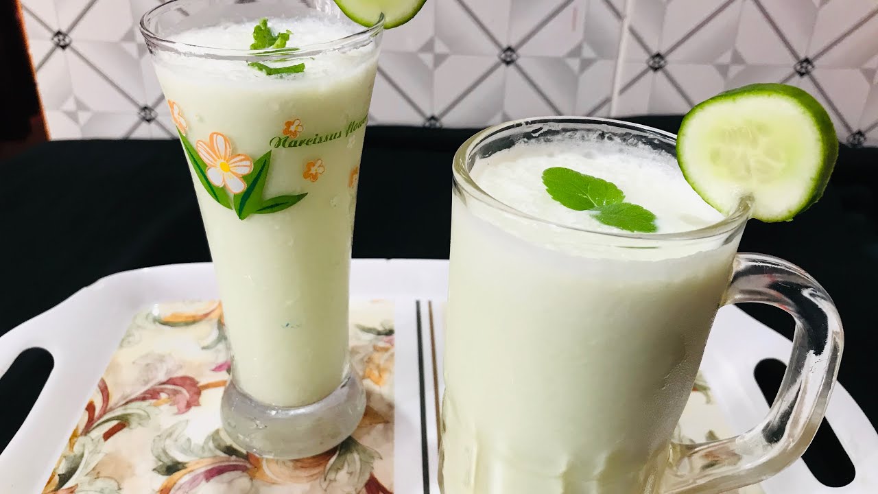 Cucumber Shake/Refreshing drink/ healthy Juice /Flavour guru - YouTube